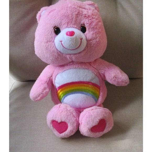 Care Bears | Toys | Care Bears Rainbow Cheer Bear Pink Soft Plush 3 212 ...